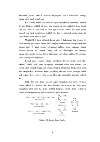 Tugas ringkasan materi bab 8 fisika modern tentang molekul (adi & andi ...