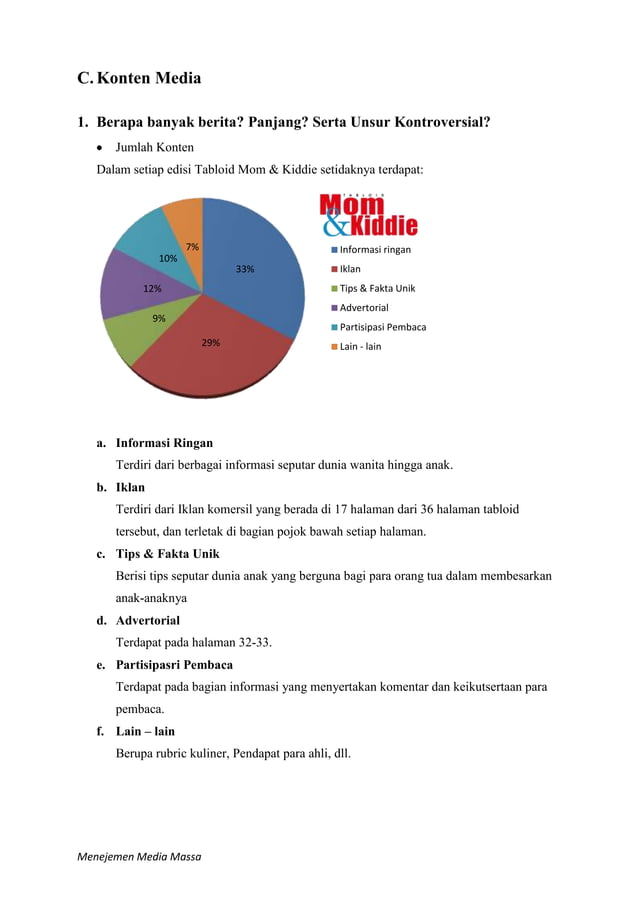 Tugas Riset Media (Momm & Kiddie) | PDF