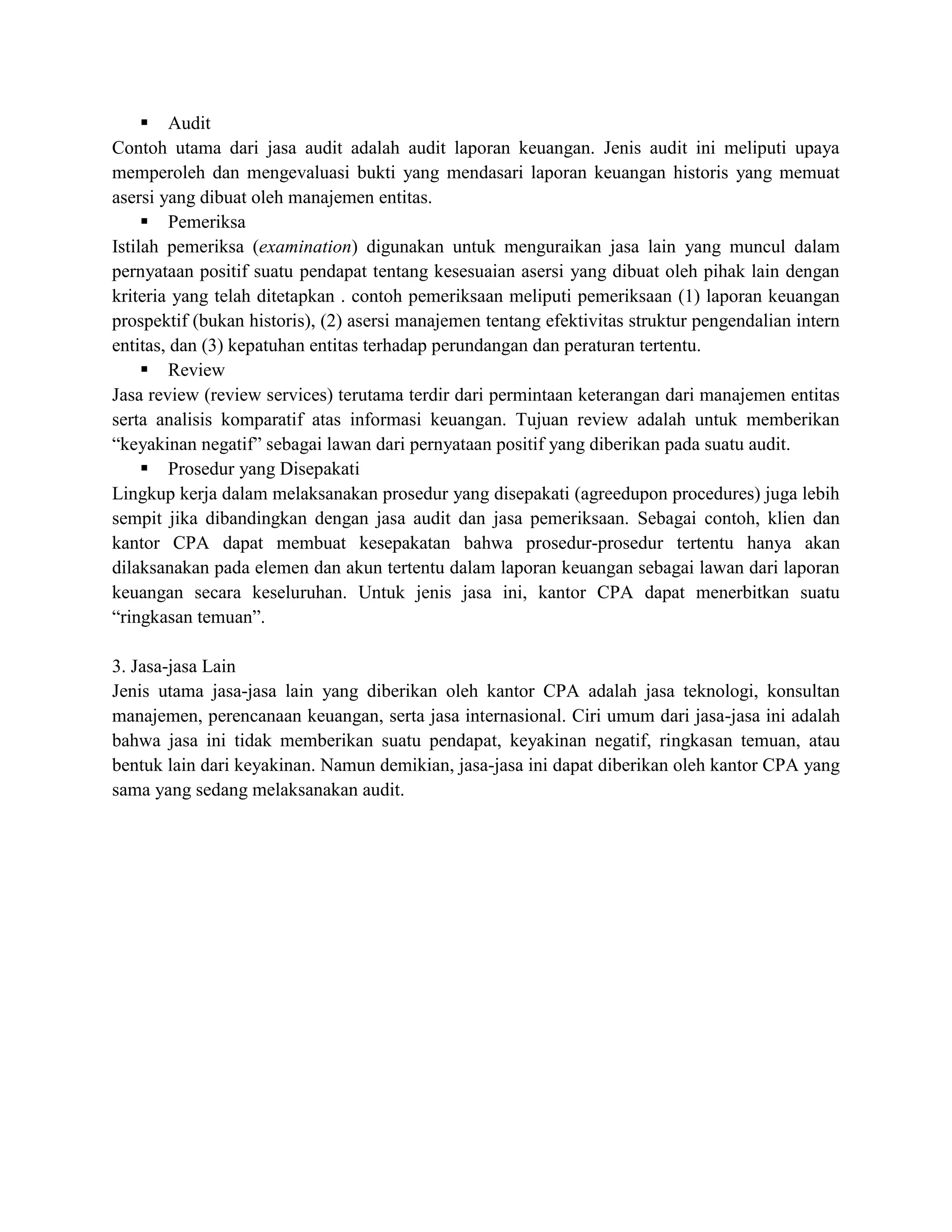 Tugas rmk chapter 1 pengauditan | DOCX