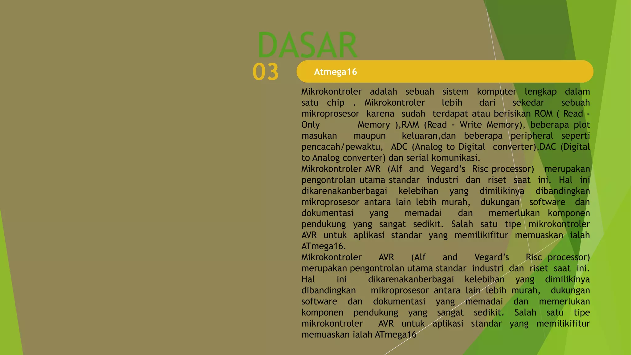 Robot sederhana motor dc | PPT