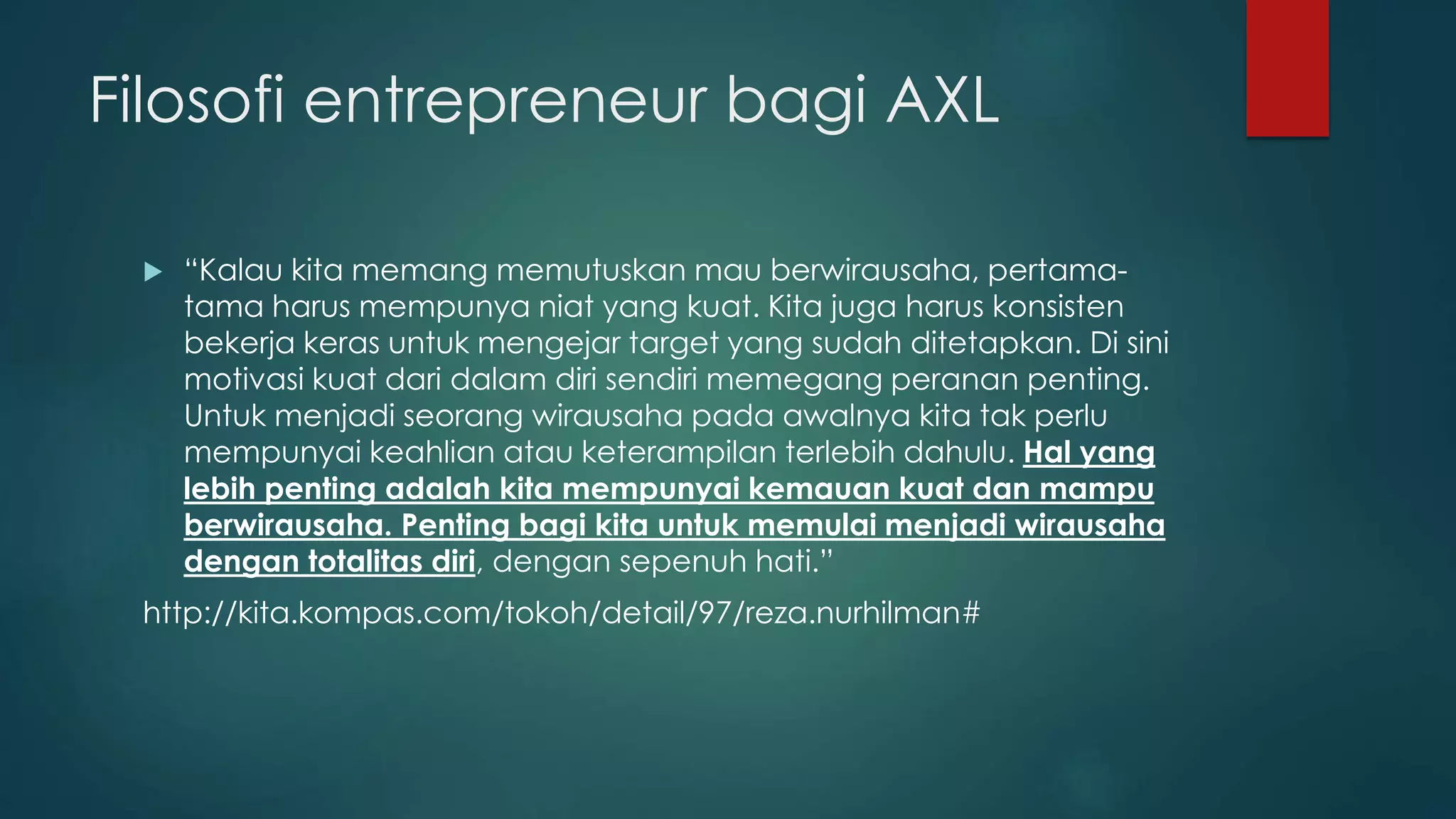 role model entrepreneur | PPTX
