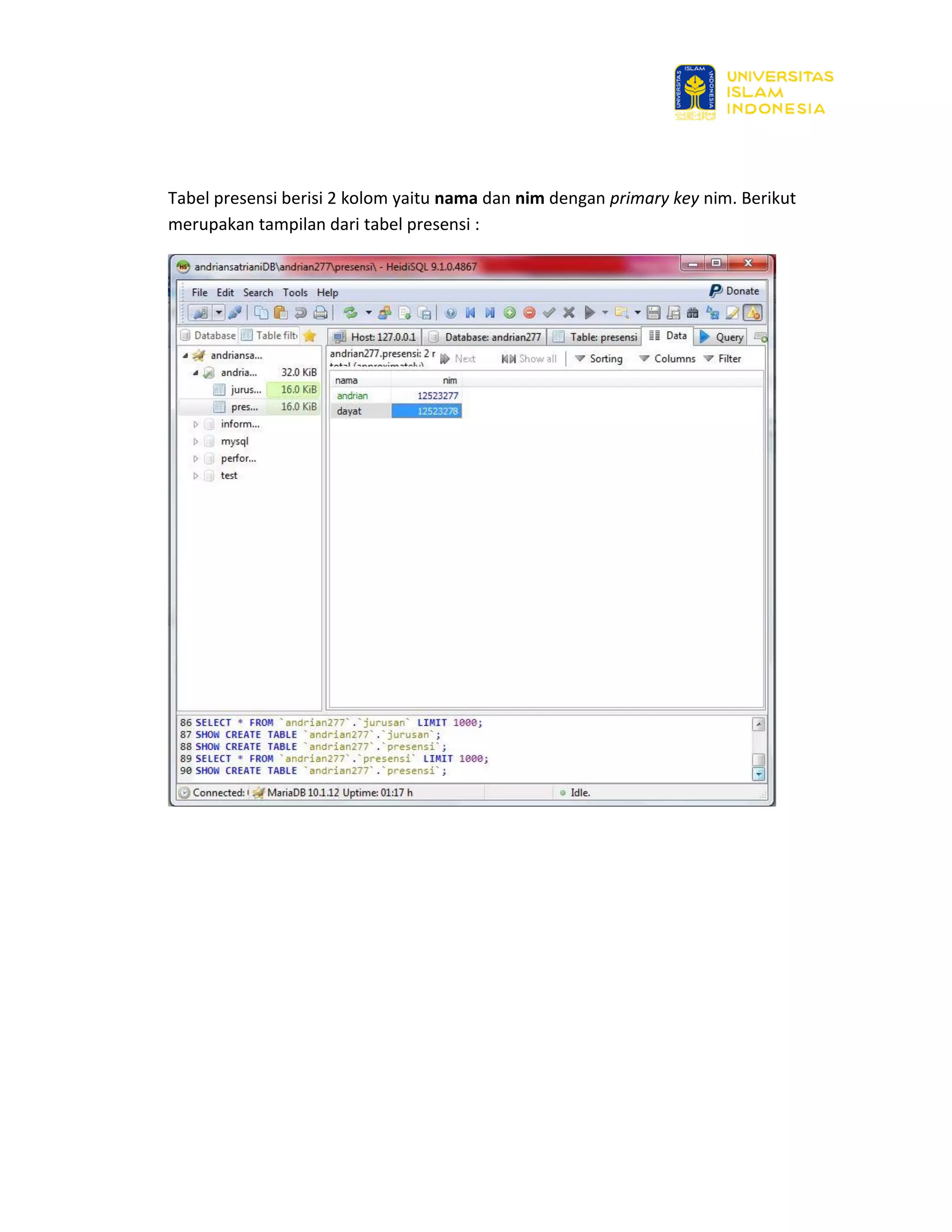cara mudah instalasi & konfigurasi di MariaDB | PDF