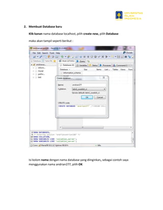 cara mudah instalasi & konfigurasi di MariaDB | PDF
