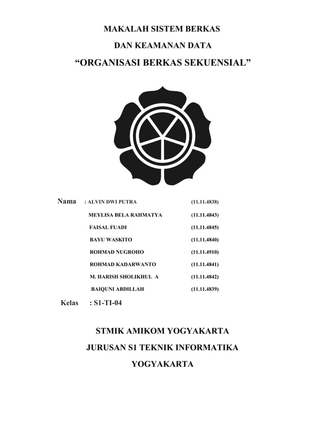 Tugas sbkd ~organisasi berkas sekuensial~ | PDF