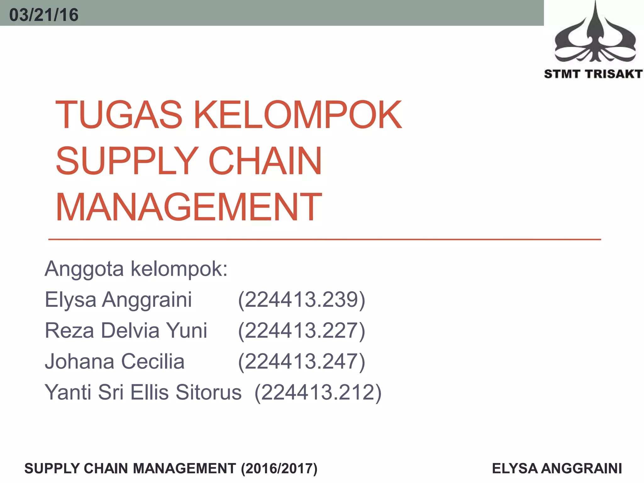 Tugas scm (unilever ppt) | PPSX