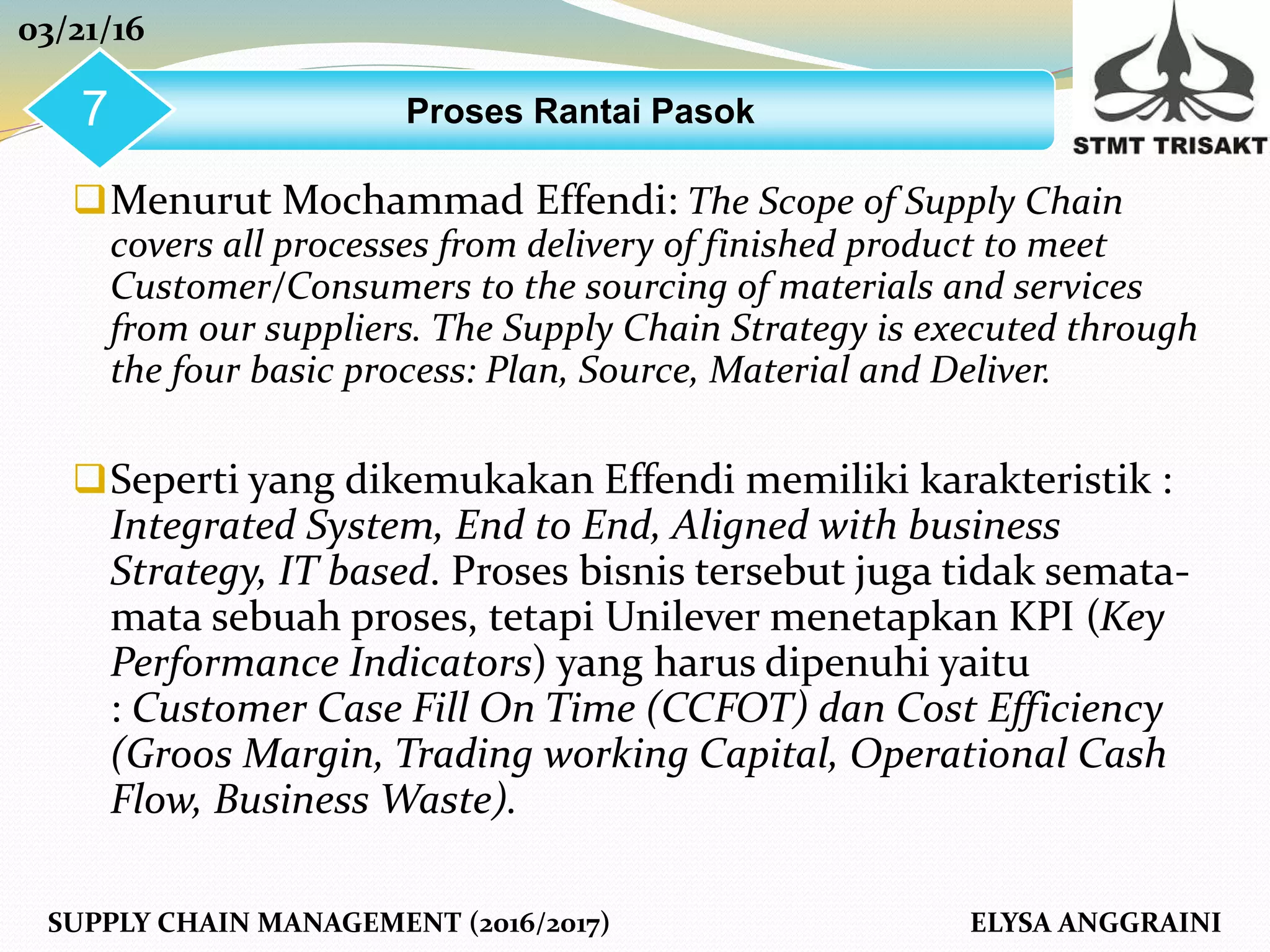 Tugas scm (unilever ppt) | PPSX