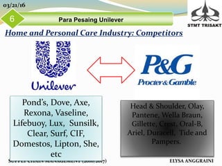 Tugas scm (unilever ppt) | PPSX