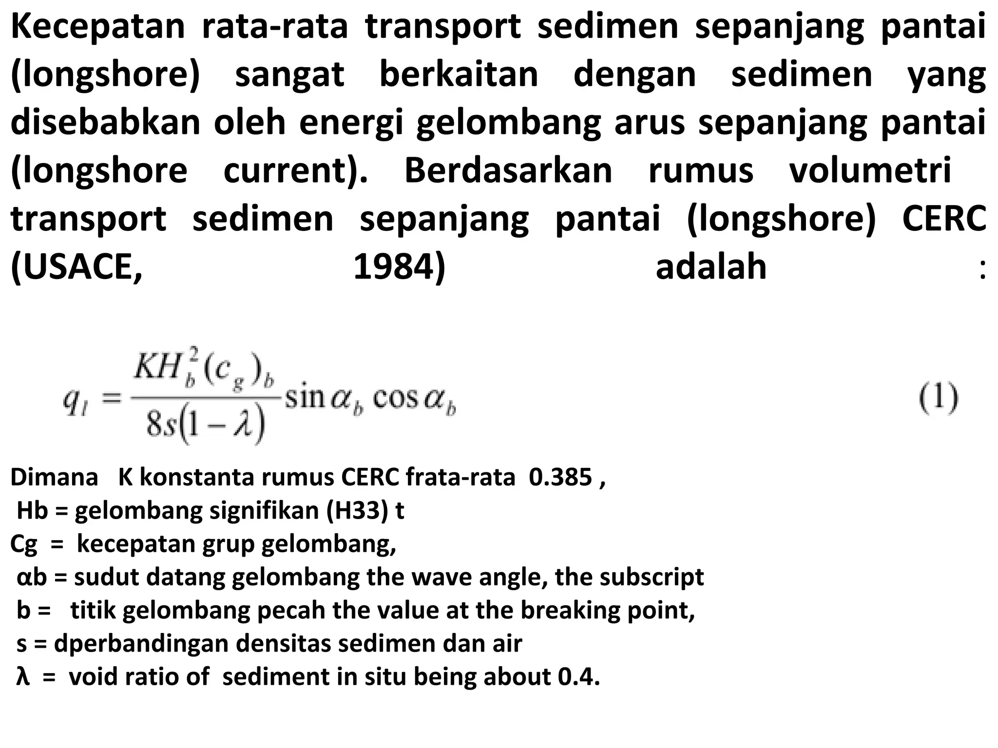 sedimen transport | PPT