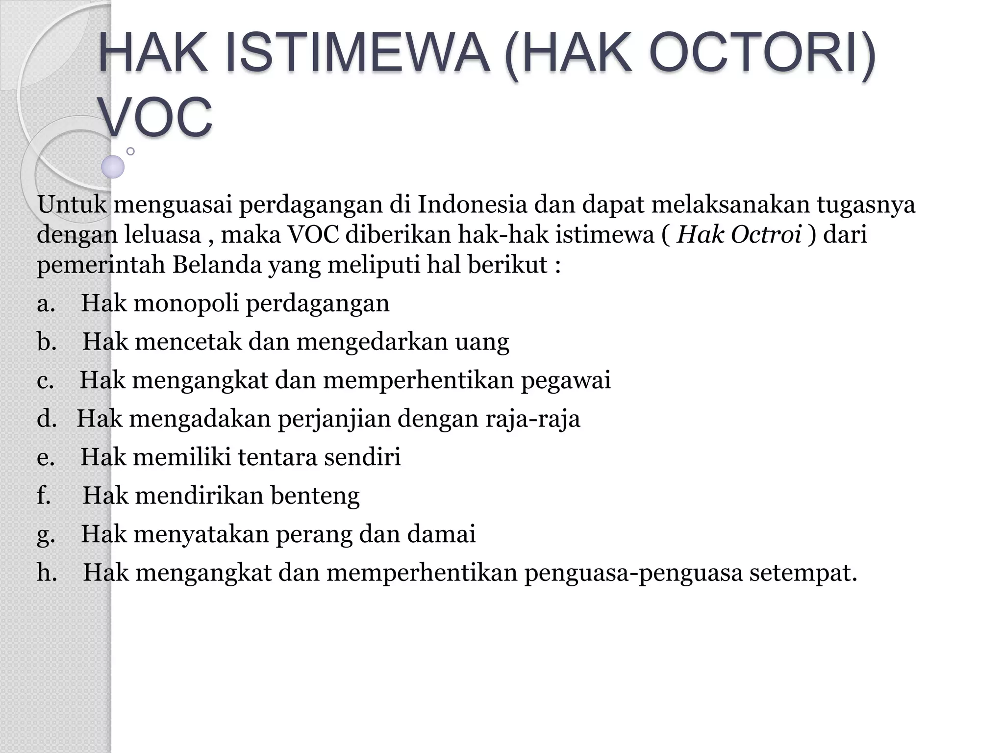 Tugas sejarah indonesia voc | PPTX
