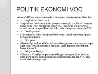 Tugas sejarah indonesia voc | PPTX