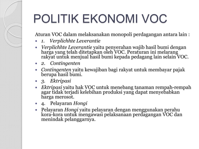 Tugas sejarah indonesia voc | PPT