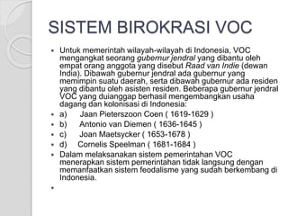 Tugas sejarah indonesia voc | PPTX