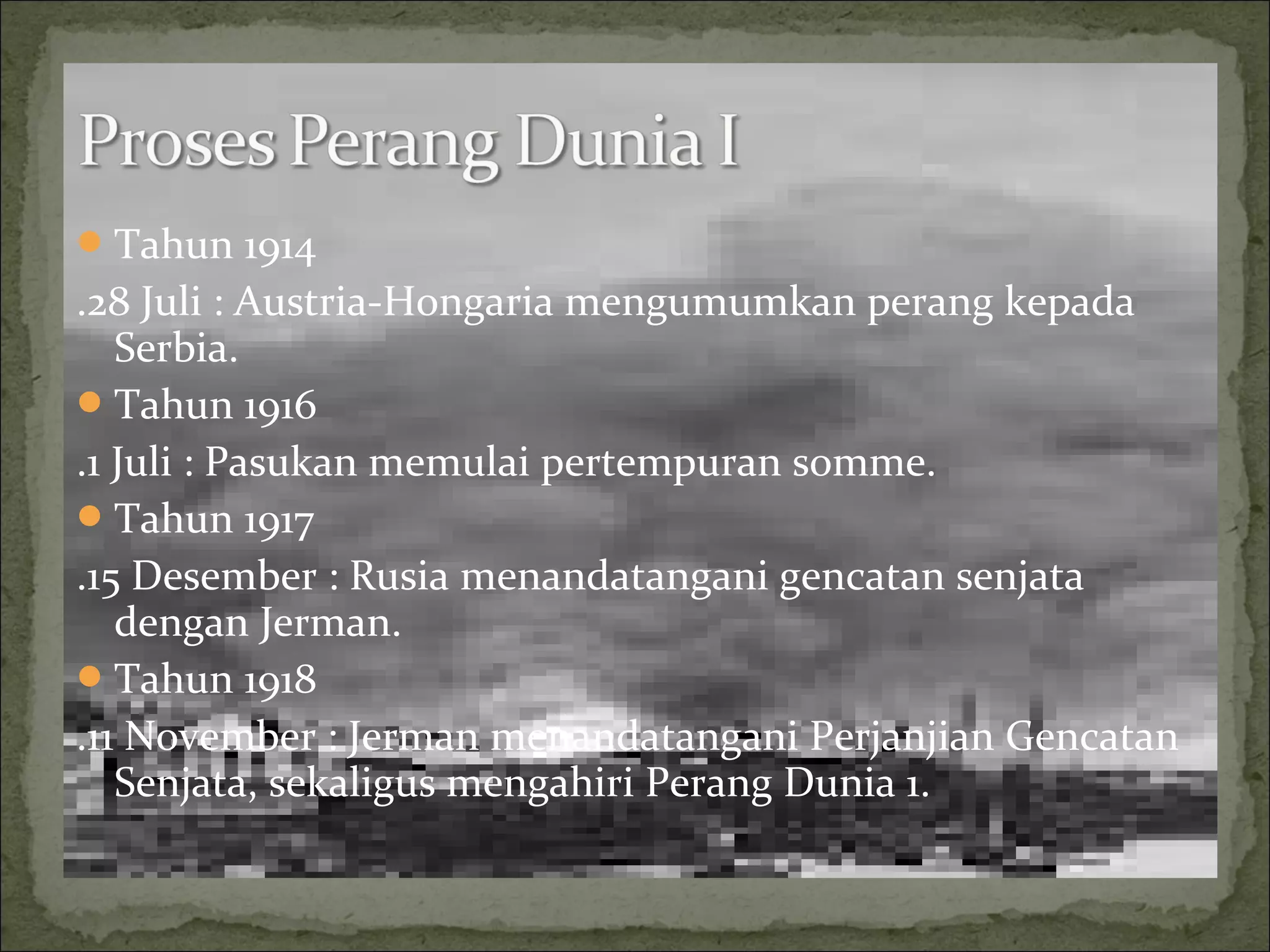Perang Dunia 1 dan 2 | PPT