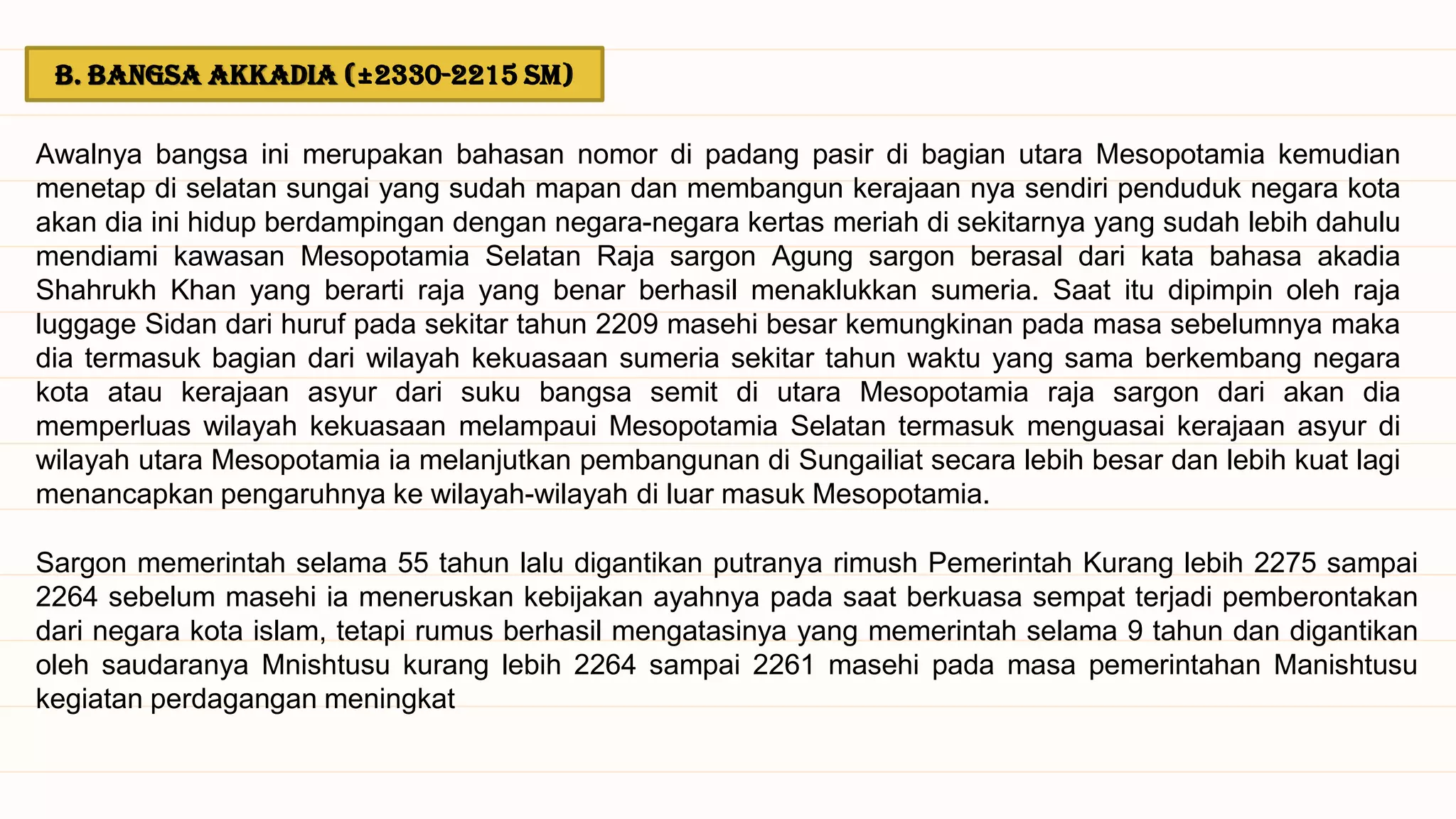 PERADABAN AWAL DUNIA | PPTX