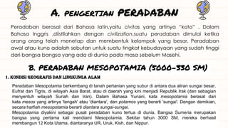 PERADABAN AWAL DUNIA | PPTX