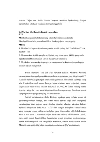 Tugas sejarah pondok pesantren assalam | DOCX