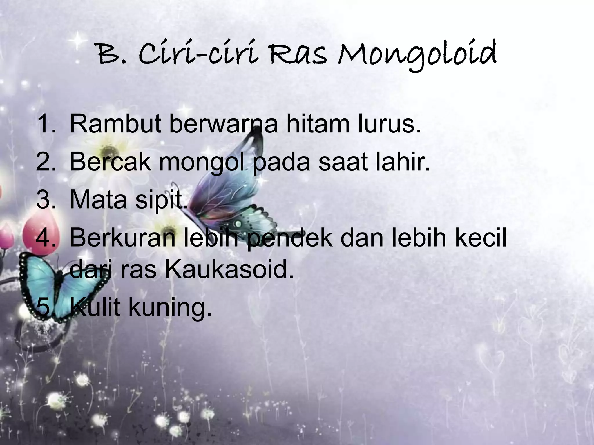RAS MONGOLOID (AGAIN) | PPTX