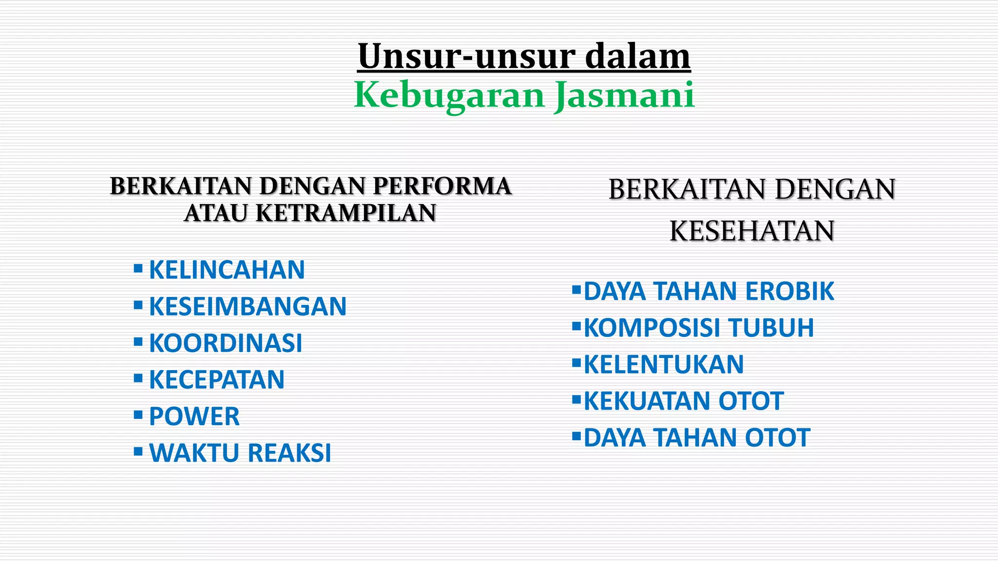 Tugas sekolah kebugaran jasmani | PPT