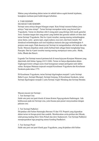 JENIS-JENIS TARI | PDF