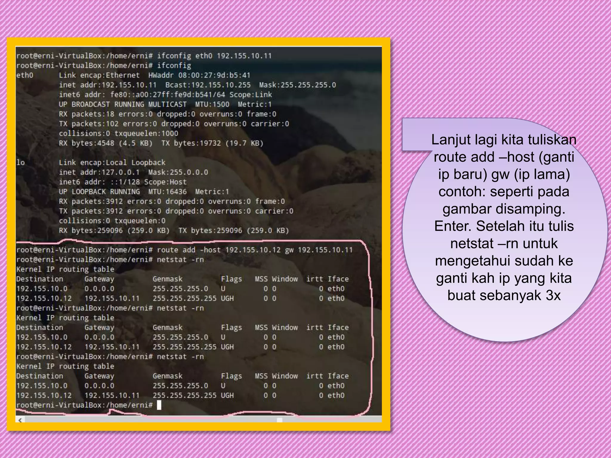 Tugas setting ip pada elementary os | PPT