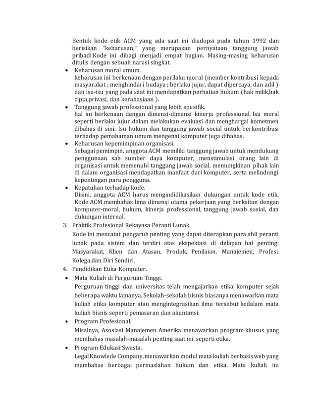 Tugas sim implikasi etis dari teknologi informasi | DOCX