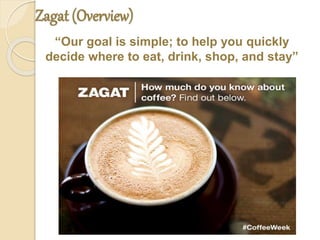 Tugas Sistem Informasi case study zagat | PPTX