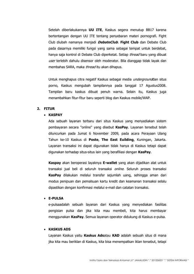 Tugas sim e-commerce_kaskus | PDF