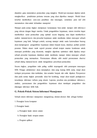 SISTEM INFORMASI MANAJEMEN | PDF