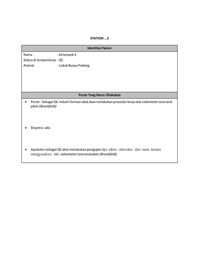 OSCE praktek simulasi industri | DOC