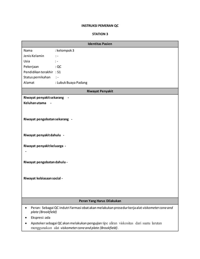 OSCE praktek simulasi industri | DOC