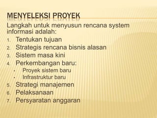 manajemen proyek teknologi informasi | PPTX