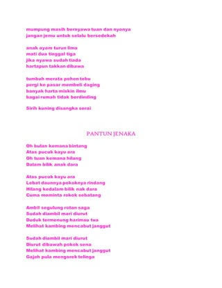 KUMPULAN PANTUN | DOCX