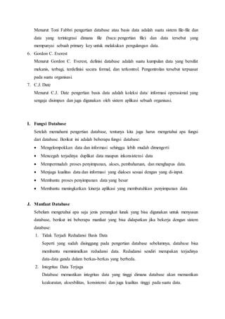 Tugas sim, widya ayunda putri, yananto mihadi putra, blog dan sistem database, 2018 | PDF