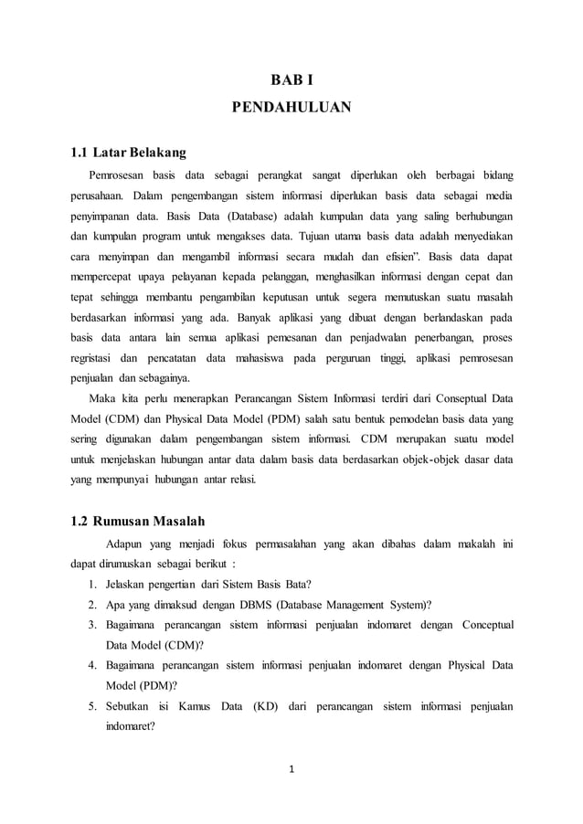 Tugas sistem basis data kelompok | PDF