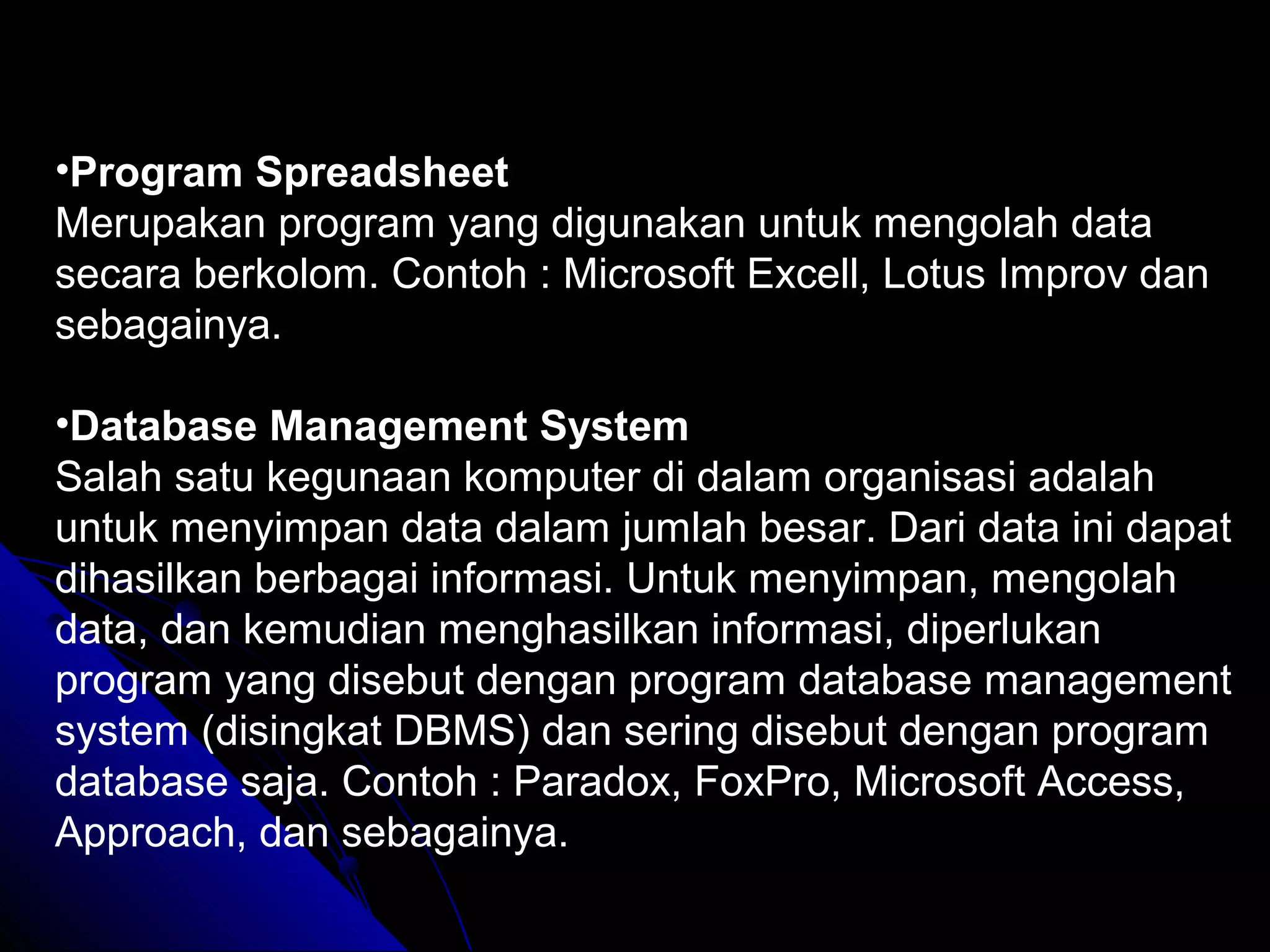 Software, Hardware, Dan Brainware Lengkap | PPT