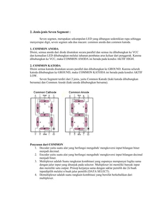 Tugas sistem digital 7 segmen | DOC