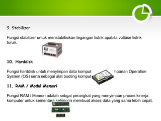 Tugas sistem informasi manajemen ttg perangkat keras komputer | PPT