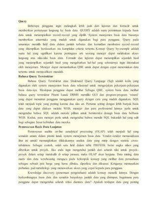 Tugas sistem informasi manajemen tm 6 | PDF