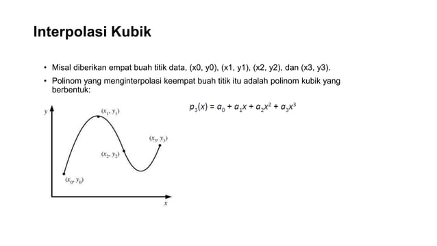 Pengertian dan deskripsi dari Interpolasi | PPT