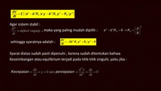Teori Kestabilan Lyapunov | PPTX