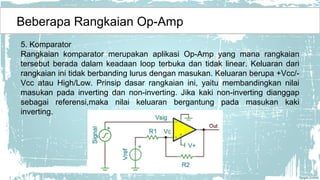Pengertian Amplifier dan Op - Amp | PPT