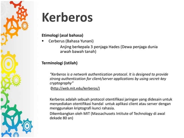 Keamanan Komputer - Skema Kerberos | PPT