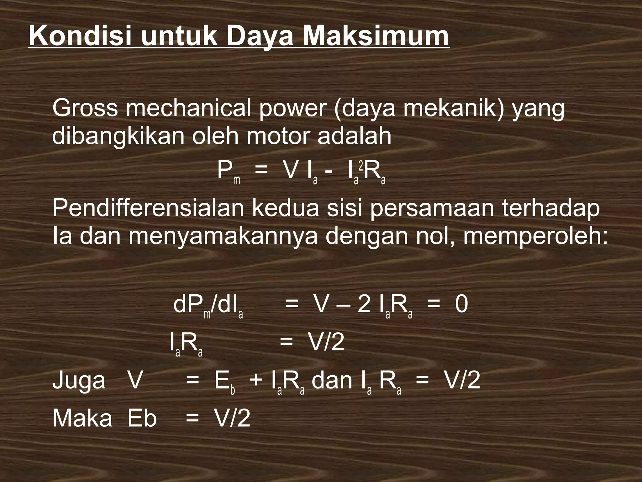 Tugas sistem listrik industri tentang motor dc | PPT