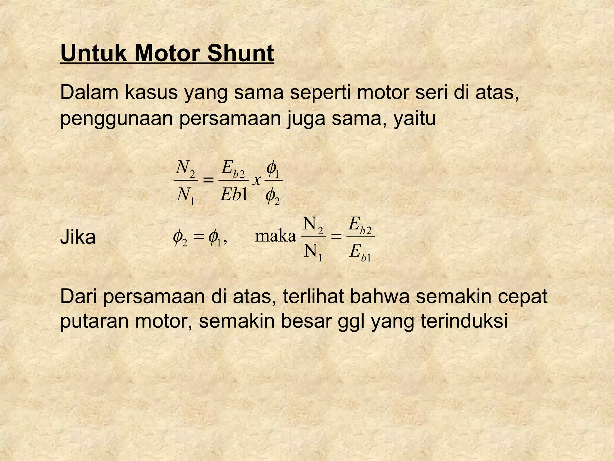 Tugas sistem listrik industri tentang motor dc | PPT