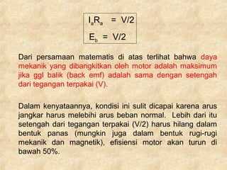 Tugas sistem listrik industri tentang motor dc | PPT