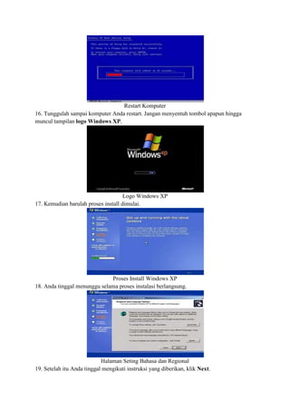 Tugas smk nusantara indah sintang irwan cara install ulang windows xp | DOCX