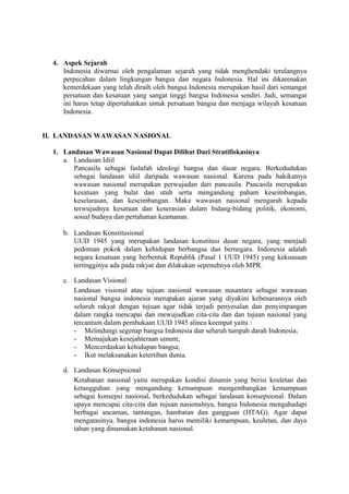 Tugas softskill 2 bab ii (wawasan nusantara) | PDF