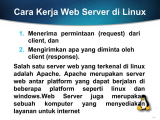 Tugas so II, Perkembangan web server di linux | PPT