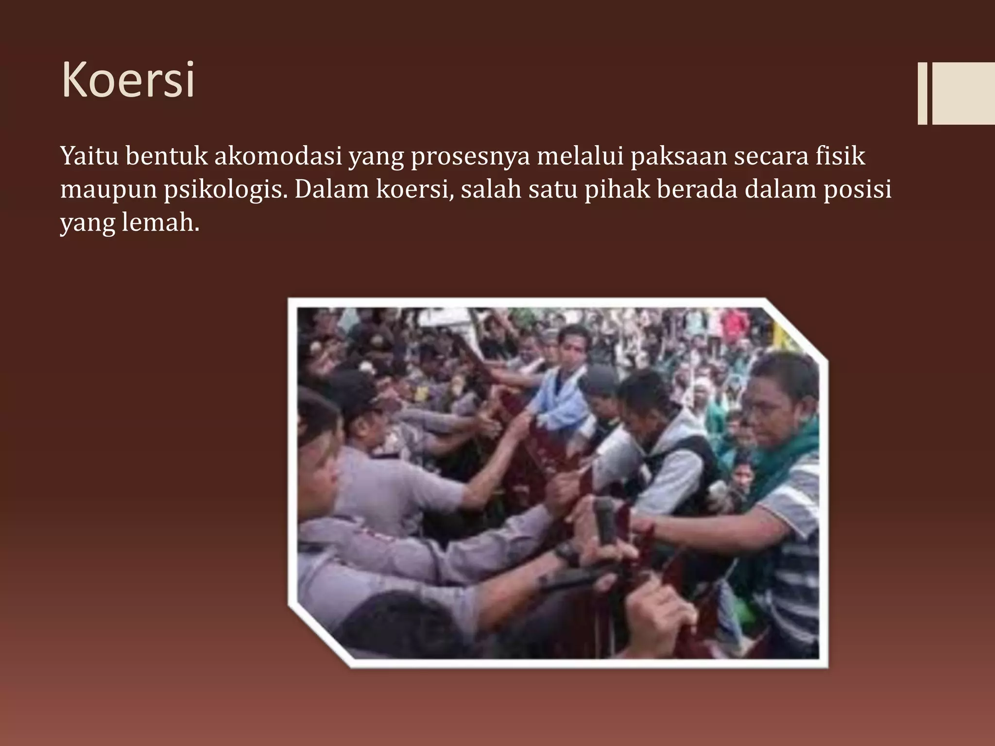 sosiologi akomodasi dan kerjasama | PPTX