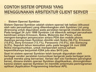 arsitektur so modern (symbian) | PPTX